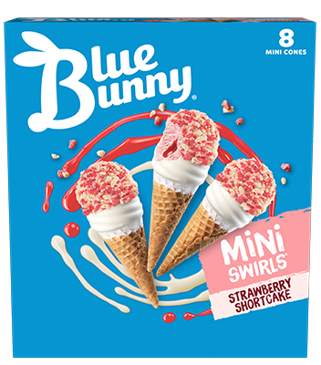 Mini Swirls® Strawberry Shortcake - Blue Bunny