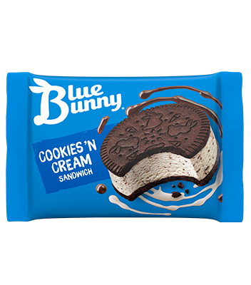 Cookies 'N Cream Sandwich - Blue Bunny