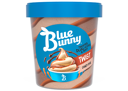 Twist Pints Candy Bar - Blue Bunny
