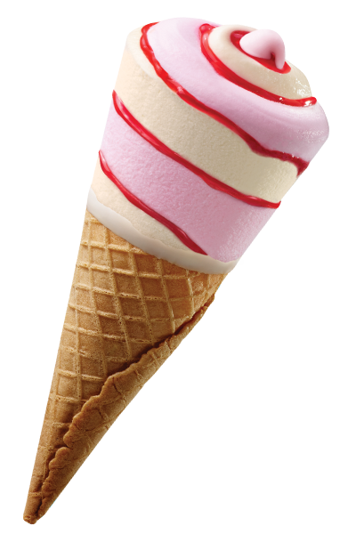 Soft Cones Strawberry Cheesecake - Blue Bunny