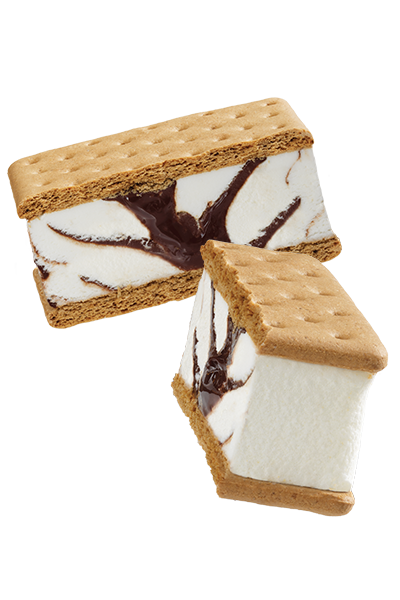 Stuffed Puffs Classic S'mores Sandwiches - Blue Bunny