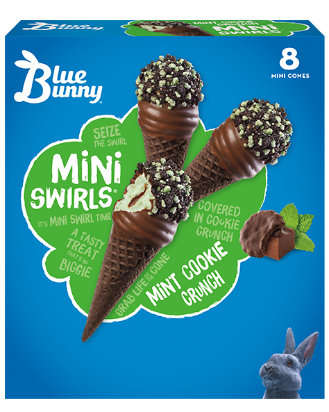 Mini Swirls® Mint Cookie Crunch - Wells Foodservice